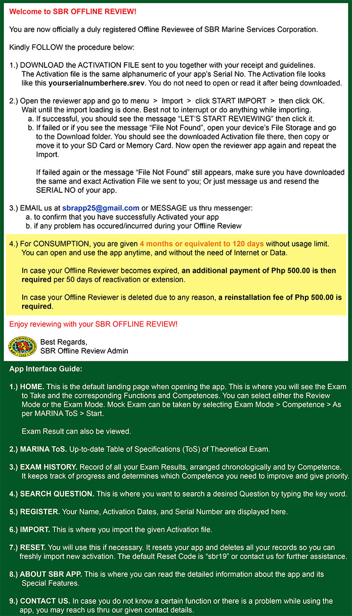 SBR Marine Services Corporation | Center for Maritime Studies and ...